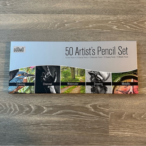 Art | New Duomo Artists Mixed Media Pencils Set Of 5 | Poshmark
